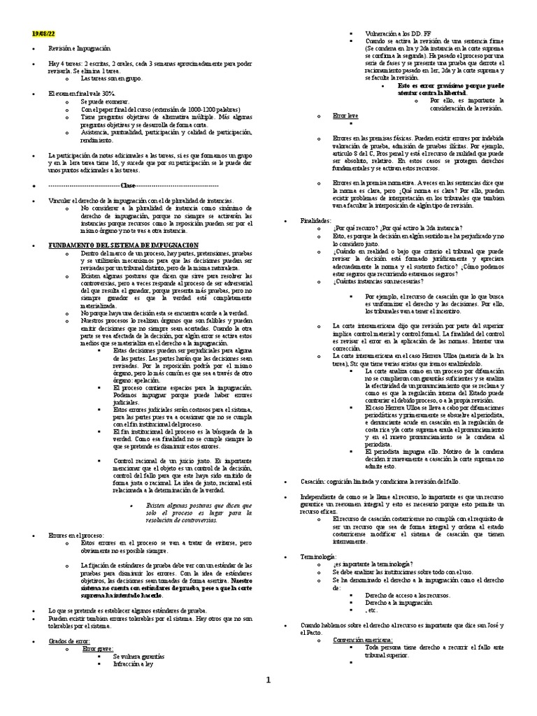 Impugn A | PDF | Ley procesal | Caso de ley