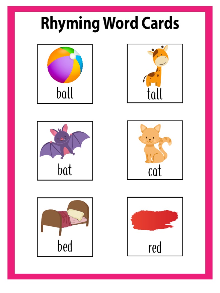 Rhyming Words | PDF