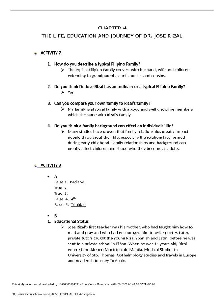 Chapter 4 Teng | PDF | Family | Philippines