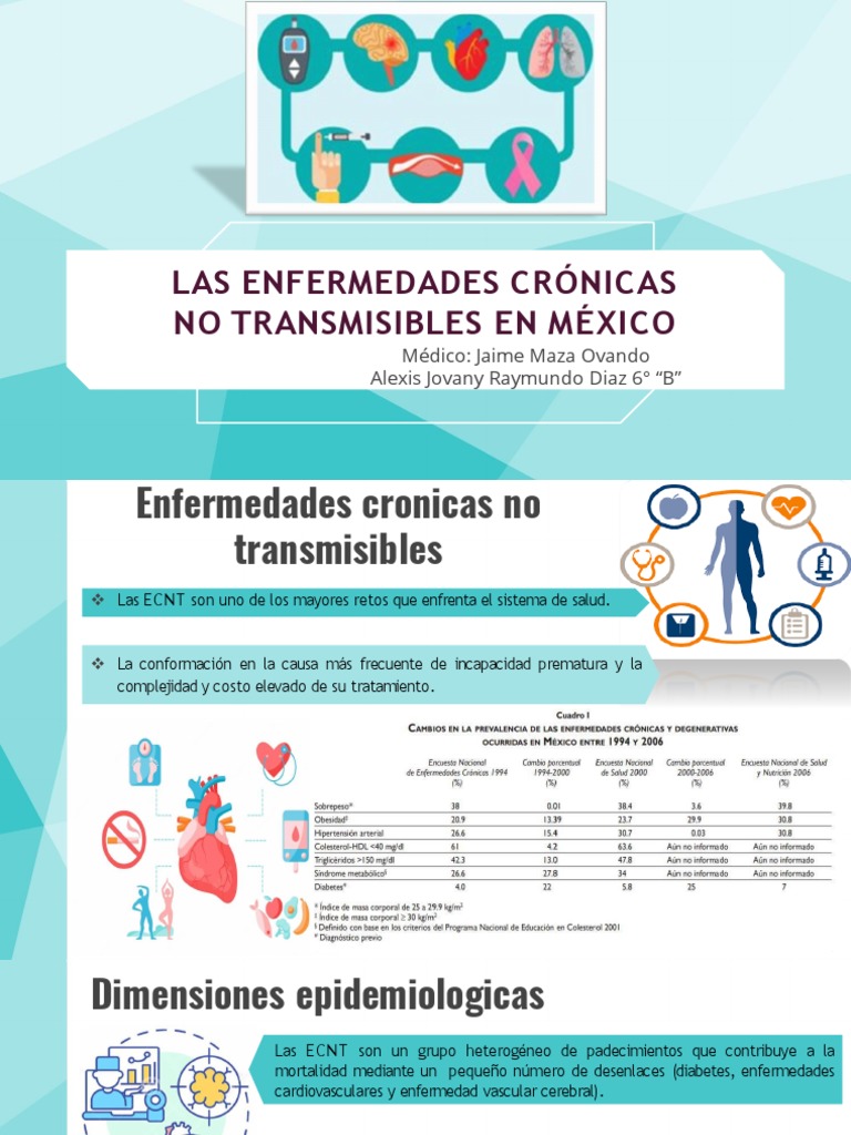Enfermedades Crónicas No Transmisibles en México | PDF | Las ...