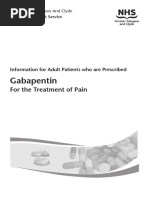 Pregabalin to Gabapentin Conversion Guide | PDF | Therapy | Dose ...