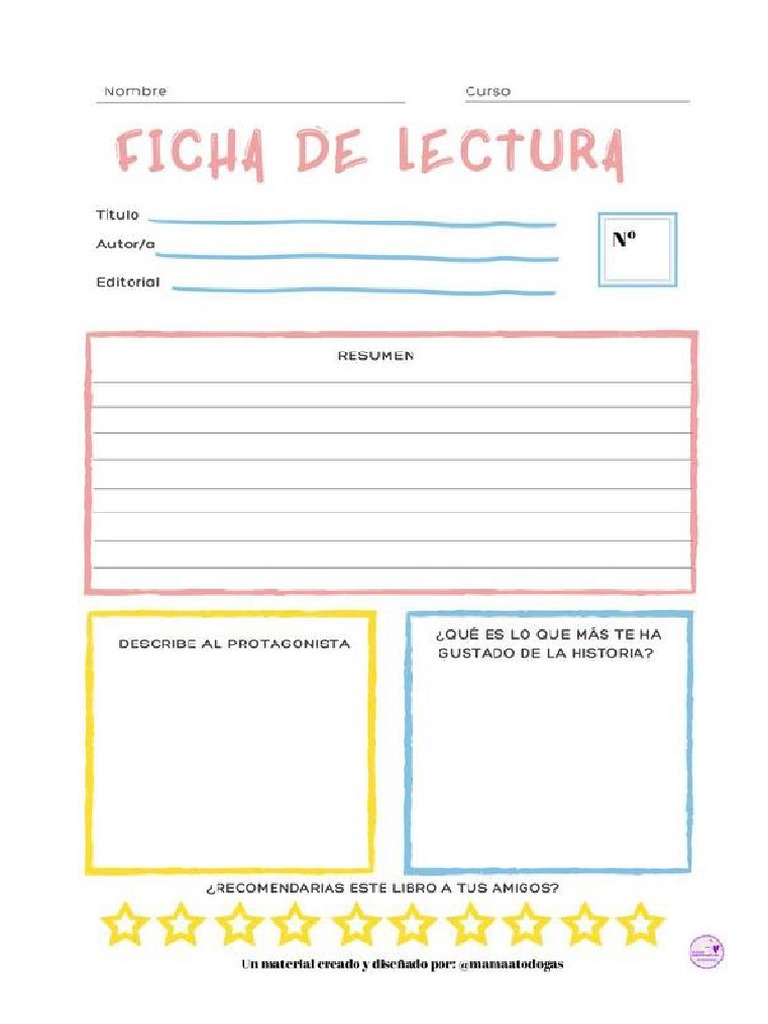 Fichas de Lectura | PDF