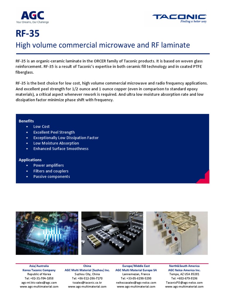 RF 35 | Download Free PDF | Microwave | Printed Circuit Board