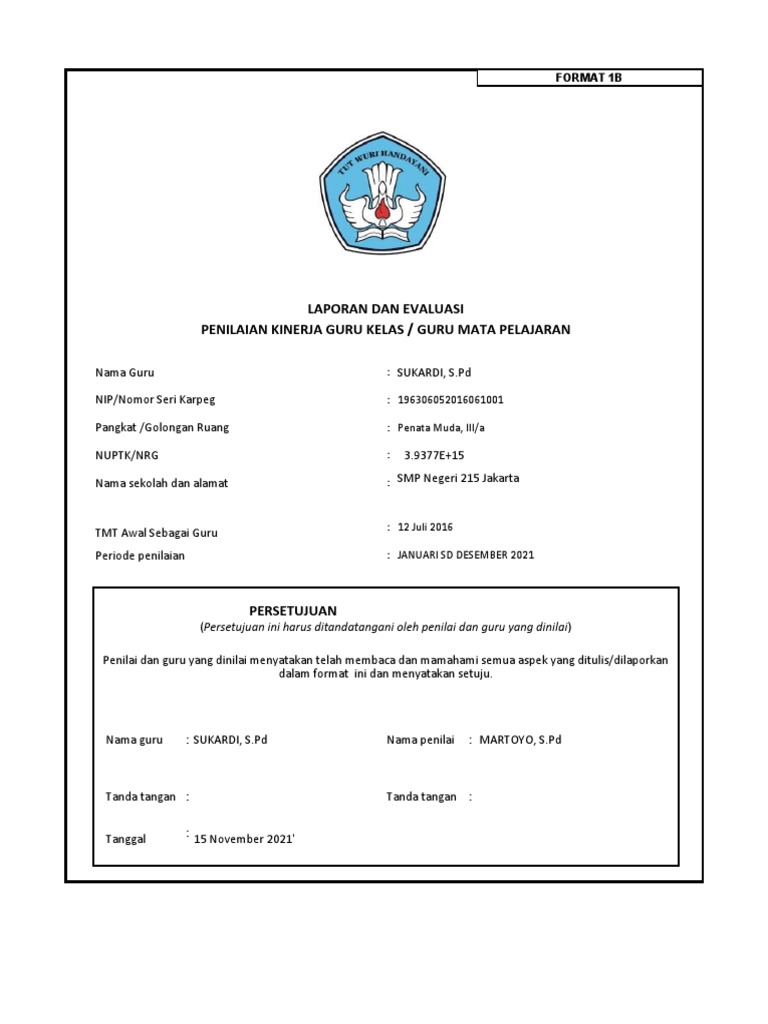 Format PKG Guru Sukardi | PDF
