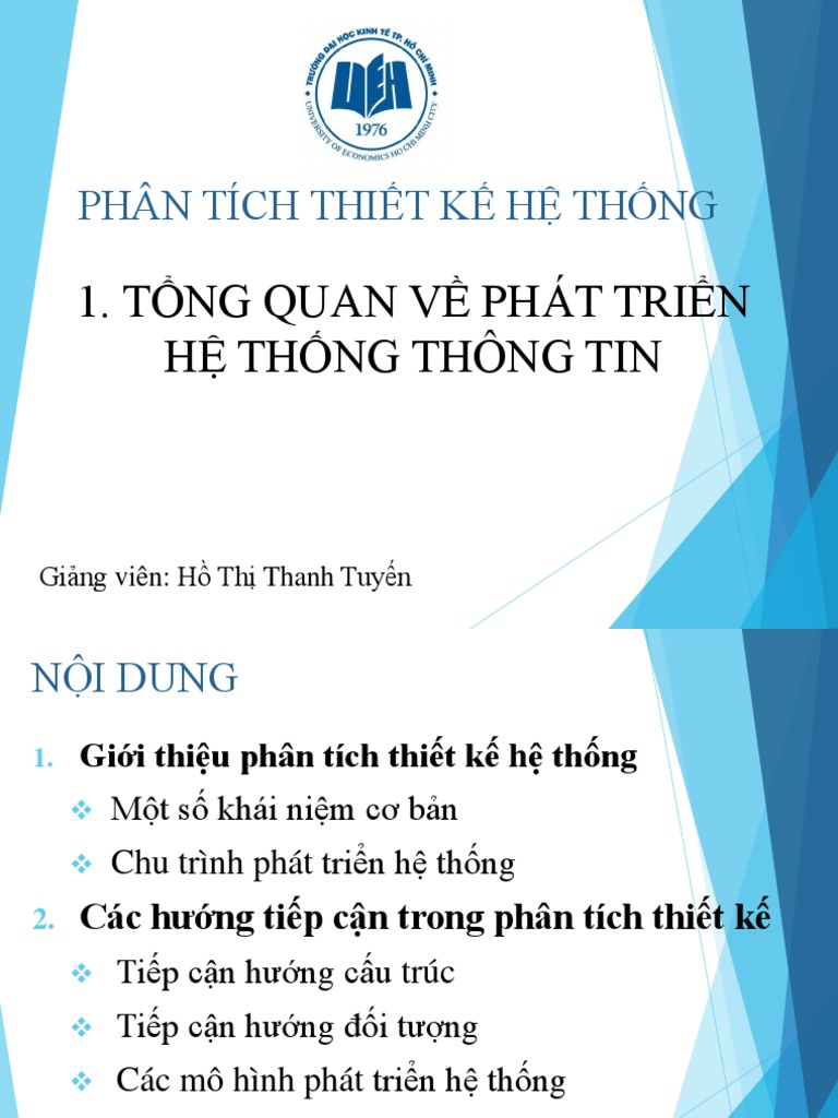 1 - Gioi Thieu PTTKHT | PDF
