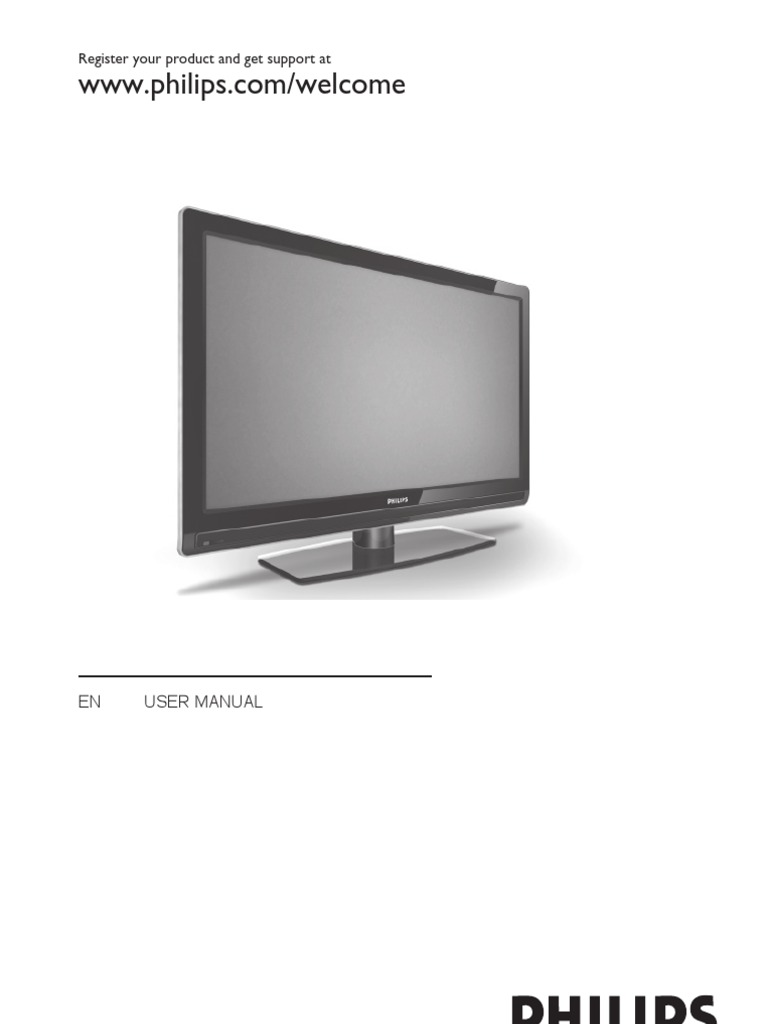 32pfl7962d 12 Dfu Eng - Manual Philips | PDF | Electrical Connector | Ac Power Plugs And Sockets