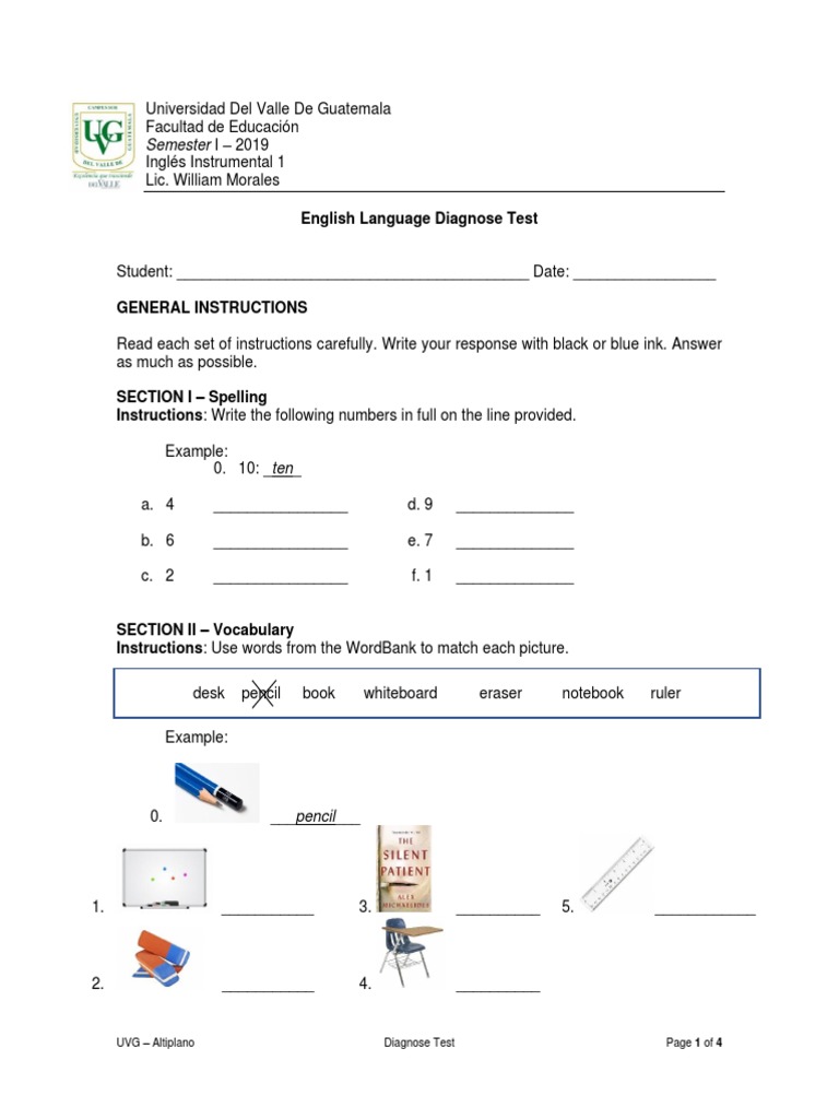 Diagnose Test - Analysis and Critics | PDF | Grammar | Cognition