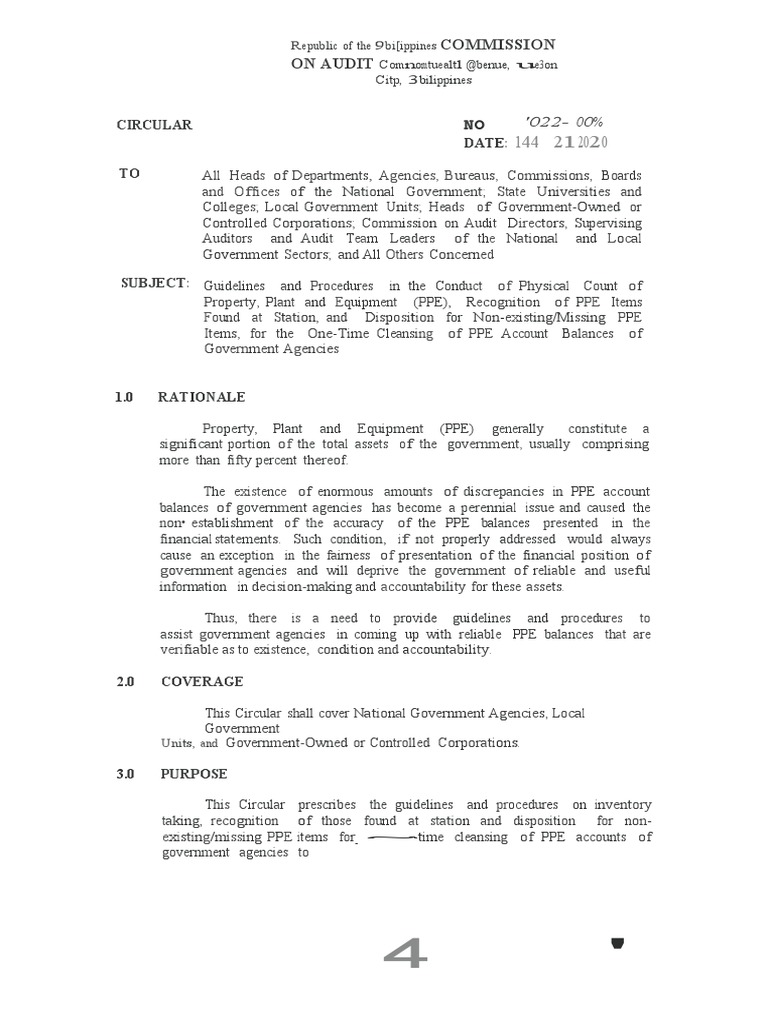 COA Circular No 2020 006 | PDF | Fair Value | Real Estate Appraisal