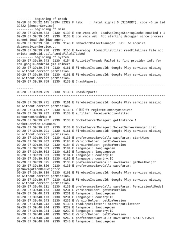 Log | PDF | Android (Operating System) | Software