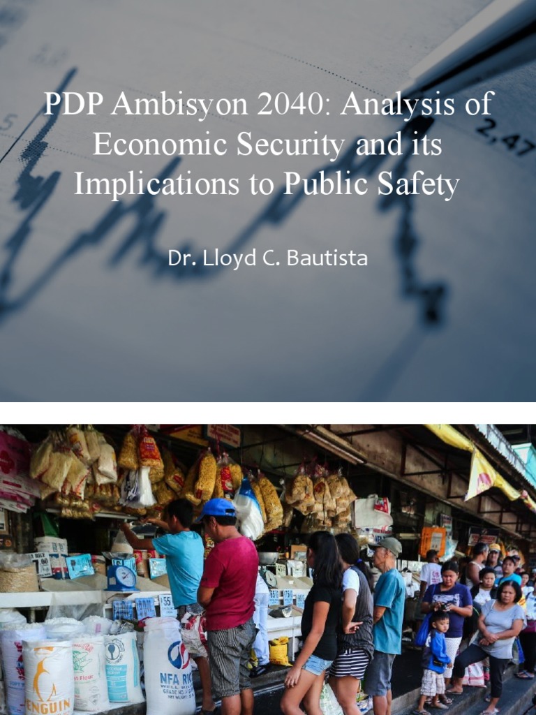 PDP Ambisyon 2040 Analysis of Economic Security and Public Safety | PDF | Economic Growth ...
