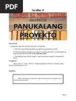 Modyul 8 - Panukalang Proyekto | PDF