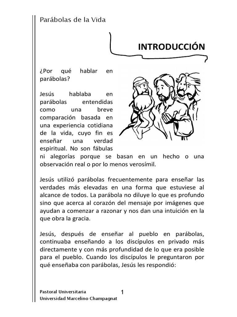 Libro de Parabolas | PDF | Parábolas de Jesús | Amor
