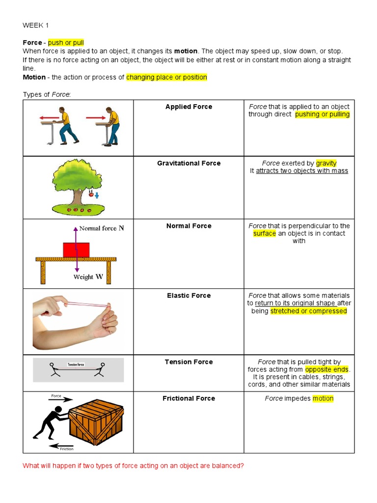 Grade 8 Science LESSON 1 | PDF | Force | Inertia
