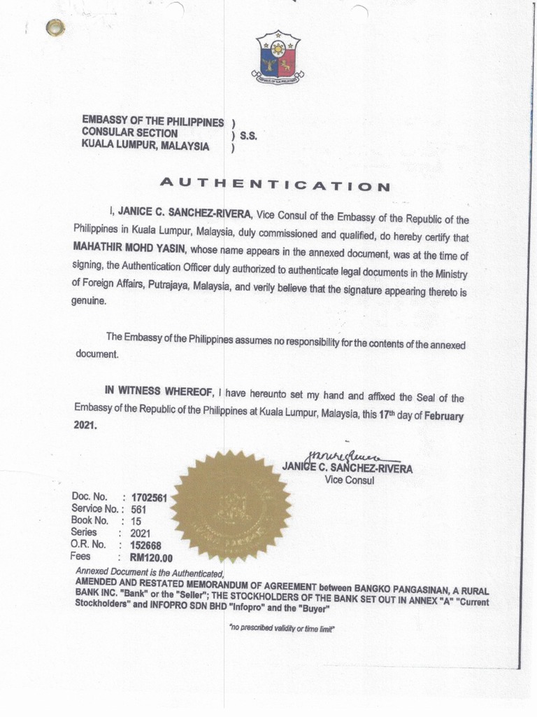 Consularized Subscription Agreement | PDF