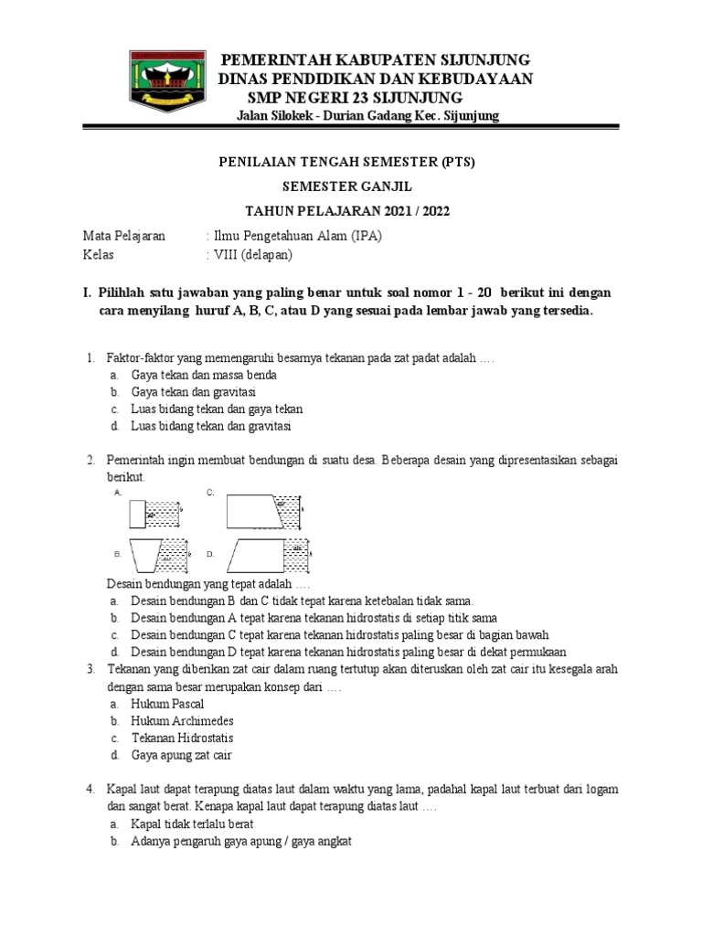 Pat Ipa Kelas 8 | PDF