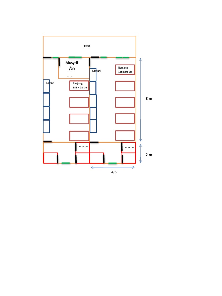 Desain KAMAR SANTRI | PDF