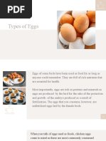 Types and Varieties of Eggs Explained | PDF | Cooking, Food & Wine