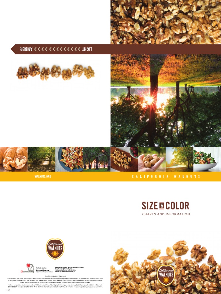 California Walnuts Sizing Chart | PDF