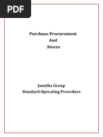 Purchase Sop | PDF