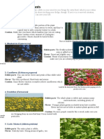 Edible and Non-Edible Plants | PDF