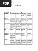 Short Story Grading Rubric | PDF | Rubric (Academic)
