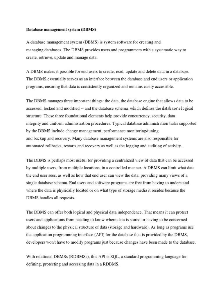 61bdbf4846c3f Database Management System 2078 Pdf Databases Database Index