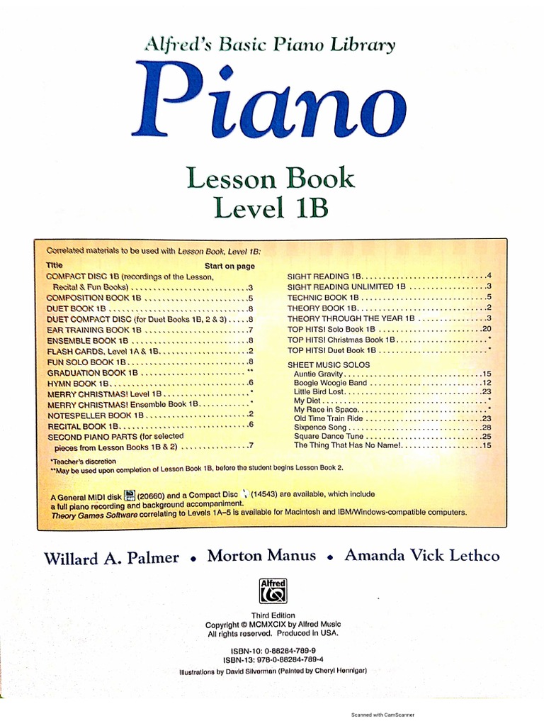 Alfred's 1B | PDF