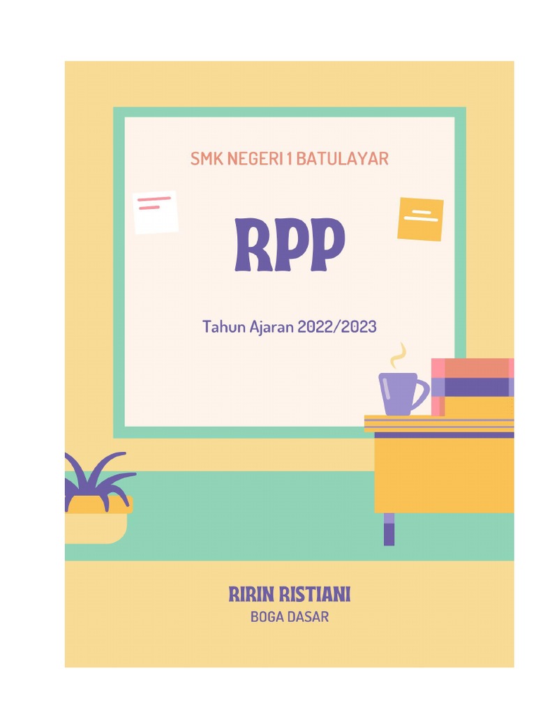 Cover RPP | PDF