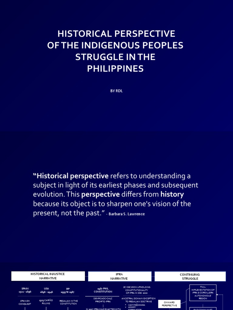 Historical Perspective of Ip Struggle in The Philippines | PDF ...