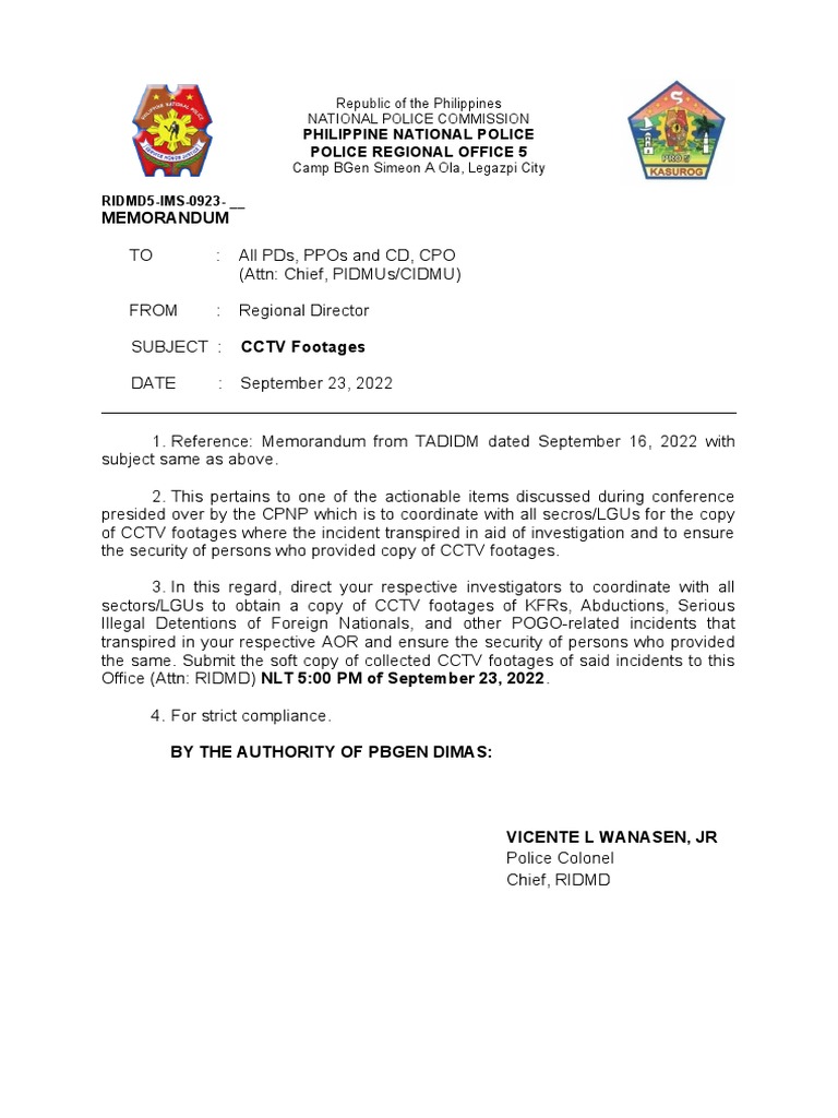 CCTV Footages | PDF