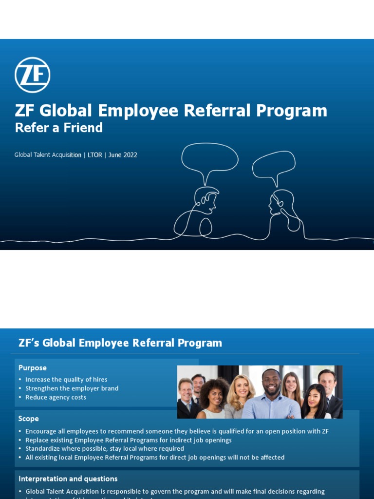 ReferAFriend - ZF Global Employee Referral Program | PDF | Employment ...