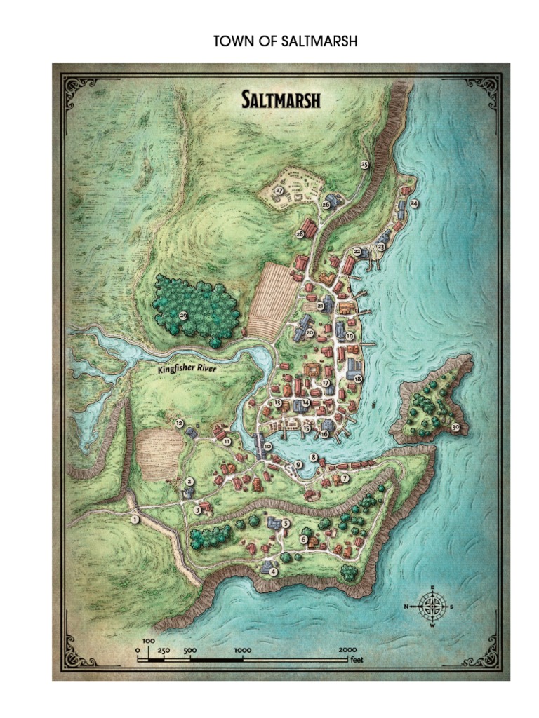 Saltmarsh Player Maps | PDF