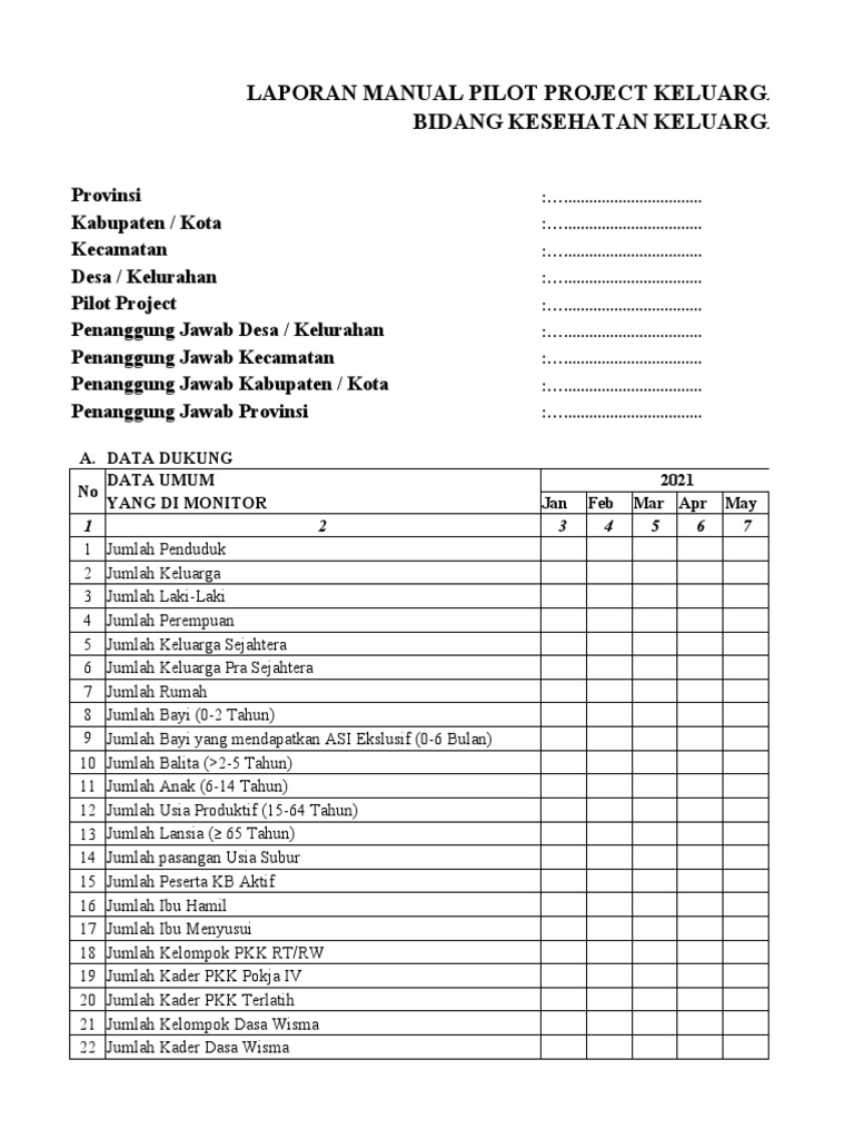 Format Juknis Gerakan Keluarga Sehat Tanggap Dan Tangguh Bencana ...