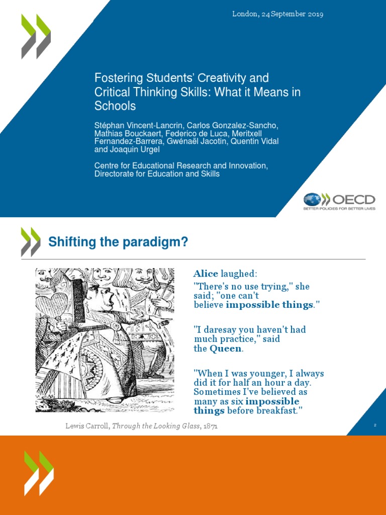 Educators' Guide to Boosting Creativity | PDF | Teachers | Critical ...