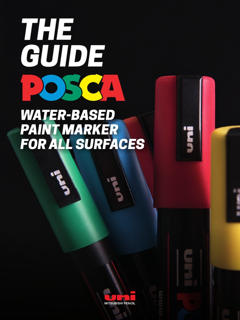 Posca Guide and Chromatic Palet | PDF | Grey | Paint