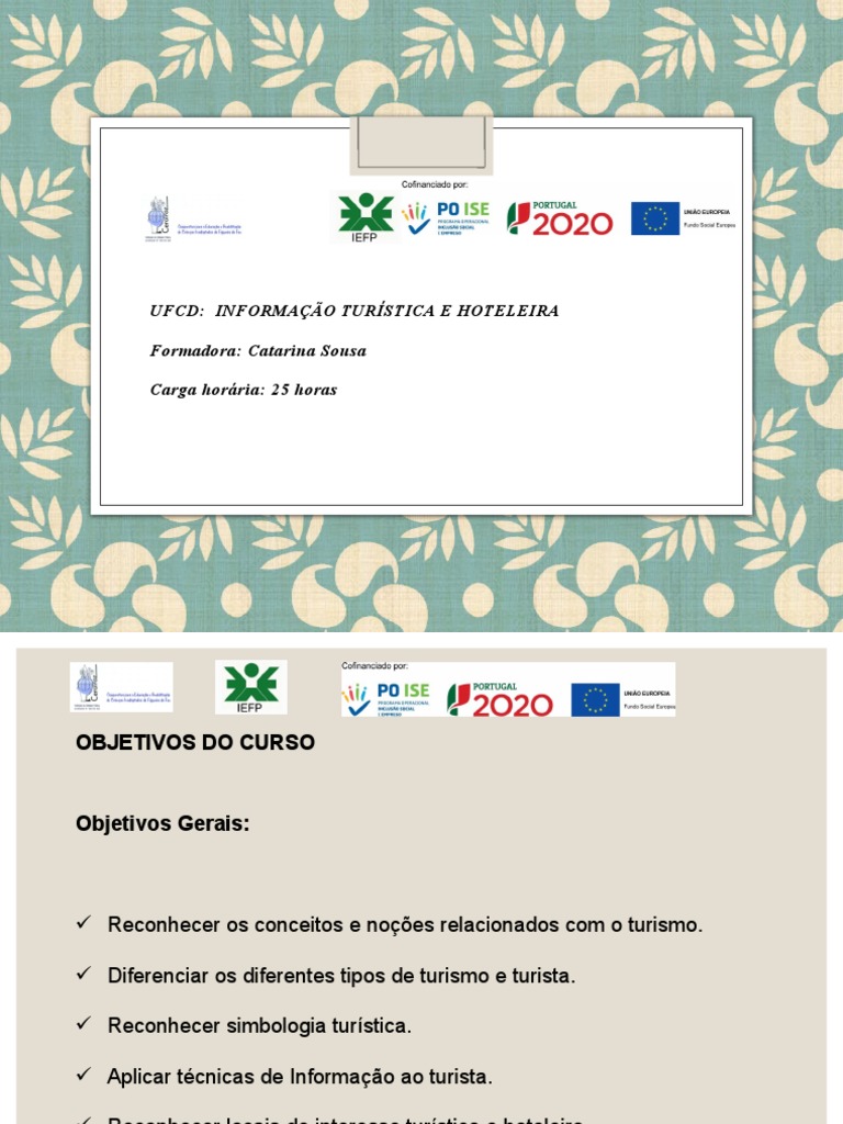 1 - Informação Turística e Hotelaria | PDF