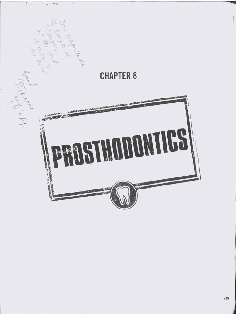 Prosthodontics 1 | PDF