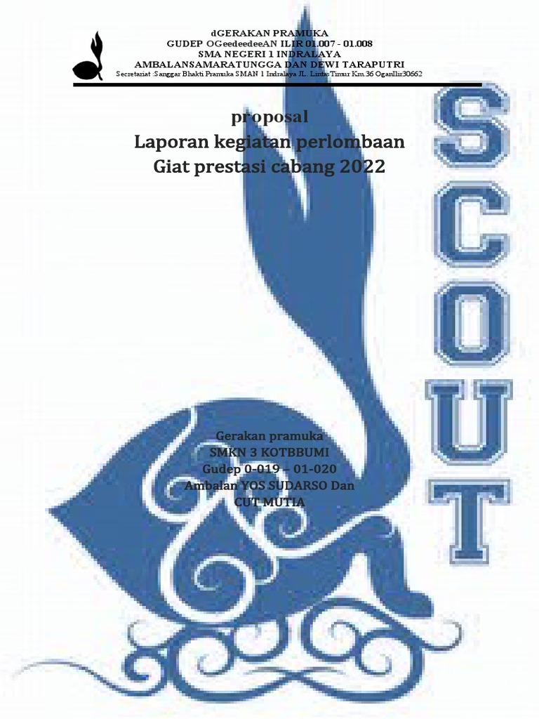 Proposal Lomba Pramuka 2022 | PDF