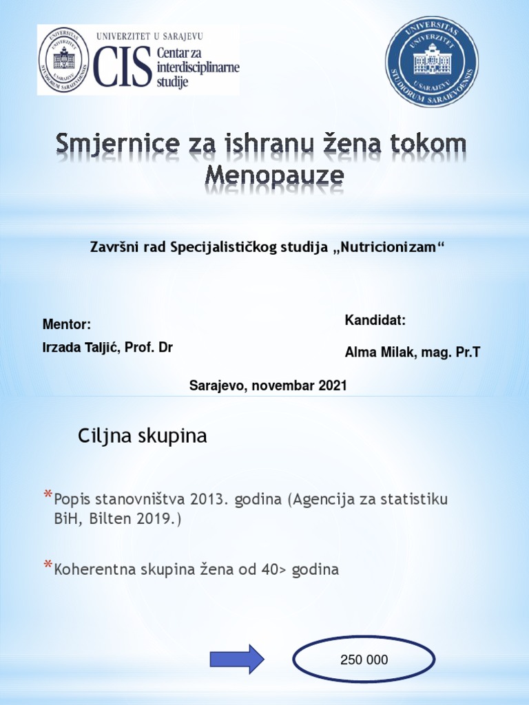 2021 - Nov Ishrana Zena Tokom Menopauze - MILAK | PDF