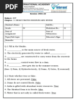 CBSE Class 5 Science Sample Paper Set B - 1 | PDF | Moon | Skeleton
