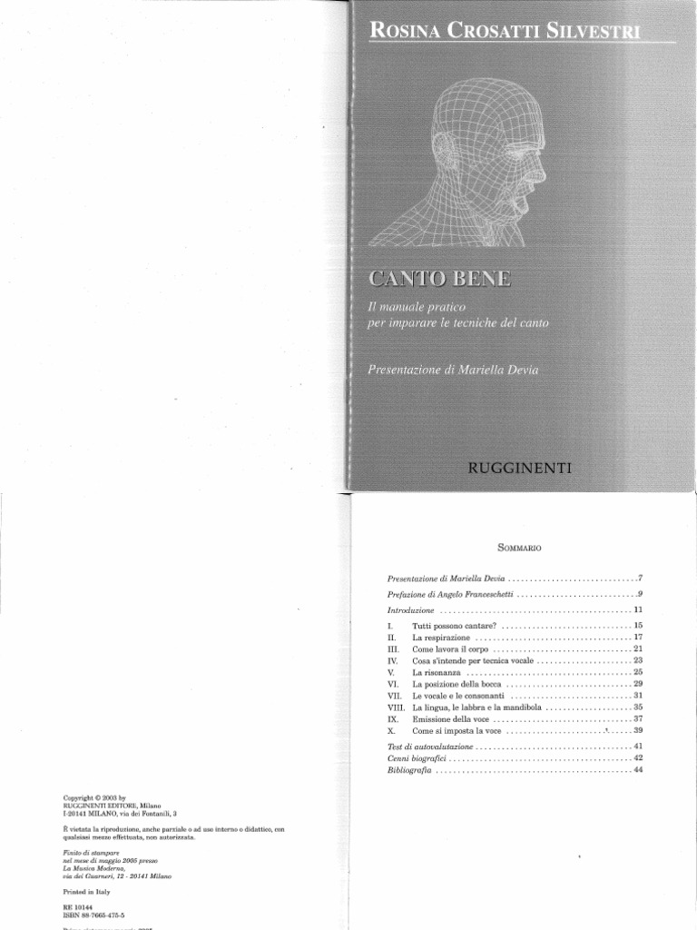 Canto Bene - Silvestri | PDF Canto Bene - Silvestri | PDF
