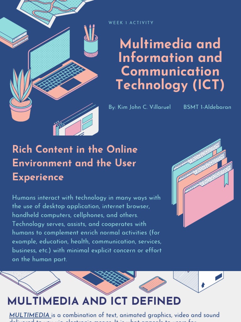 Multimedia and ICT | PDF | Multimedia | Educational Technology
