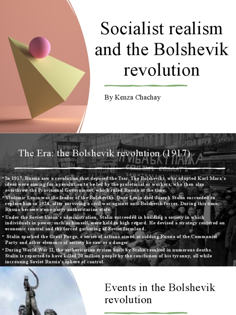 Socialist Realism and The Bolshevik Revolution | PDF | Joseph Stalin ...