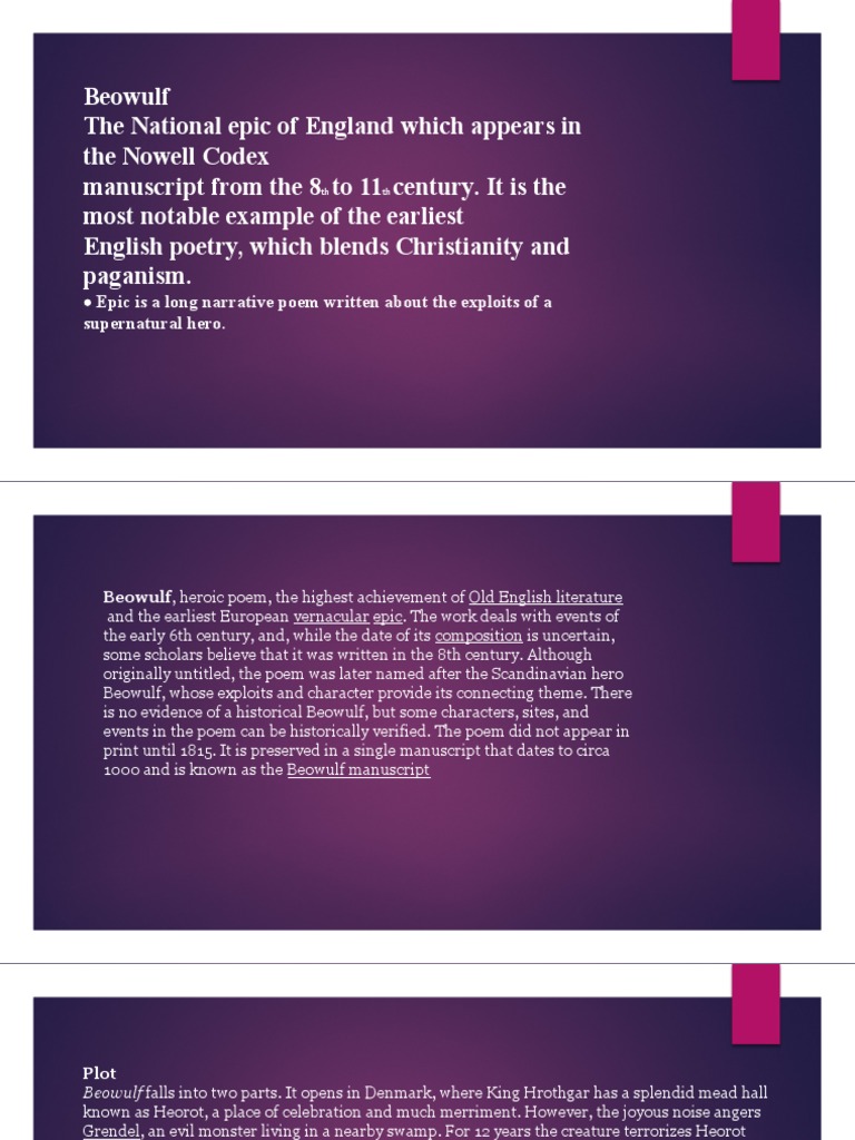 Beowulf | PDF | Beowulf | English Heroic Legends