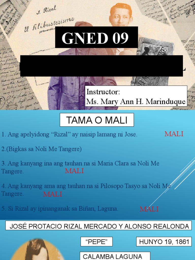 Background of Rizal. | PDF