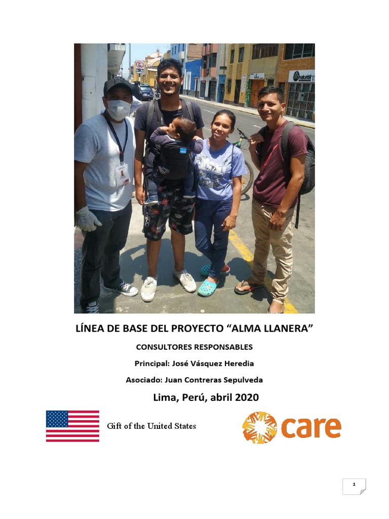 Final Baseline of The ALMA LLANERA Project in Peru - APRIL2020 - CARE ...