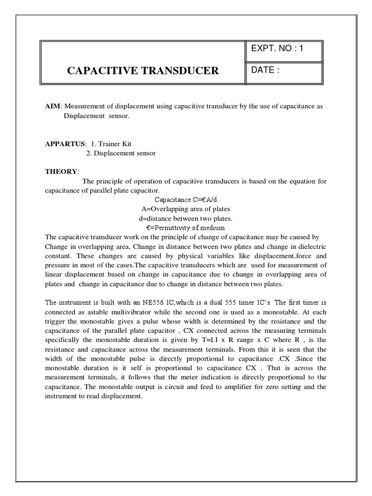 Transducers & Measurements lab manual | PDF | Rectifier | Inductor