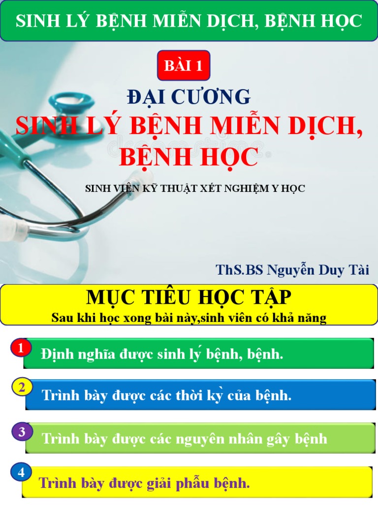 b1 Dai Cuong Sinh Ly Benh Mien Dich & Benh Hoc - DHXN 03052022 | PDF