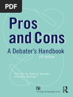 WSDC Debate Format Overview | PDF | Argument | Truth