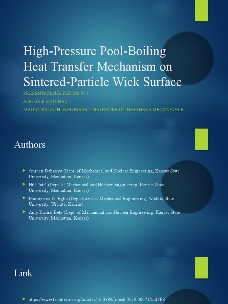 Advanced Pool-Boiling Mechanisms | PDF | Boiling | Heat Transfer